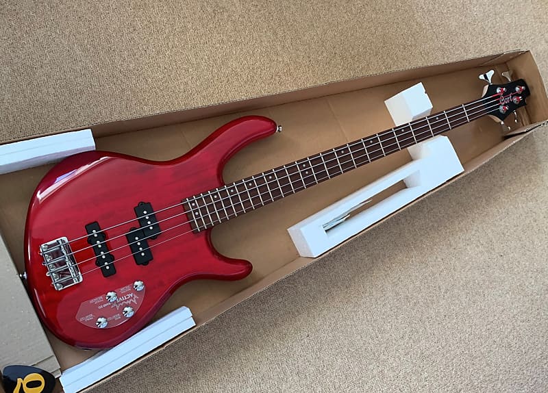 Cort Action Plus Bass Red - Rock Stock Stores