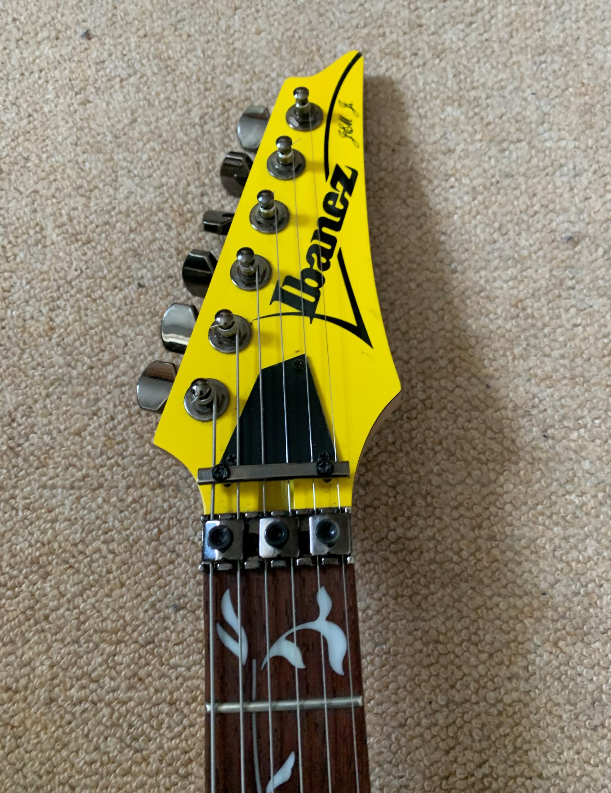 Ibanez JEM Junior Steve Vai, Yellow - Rock Stock Stores