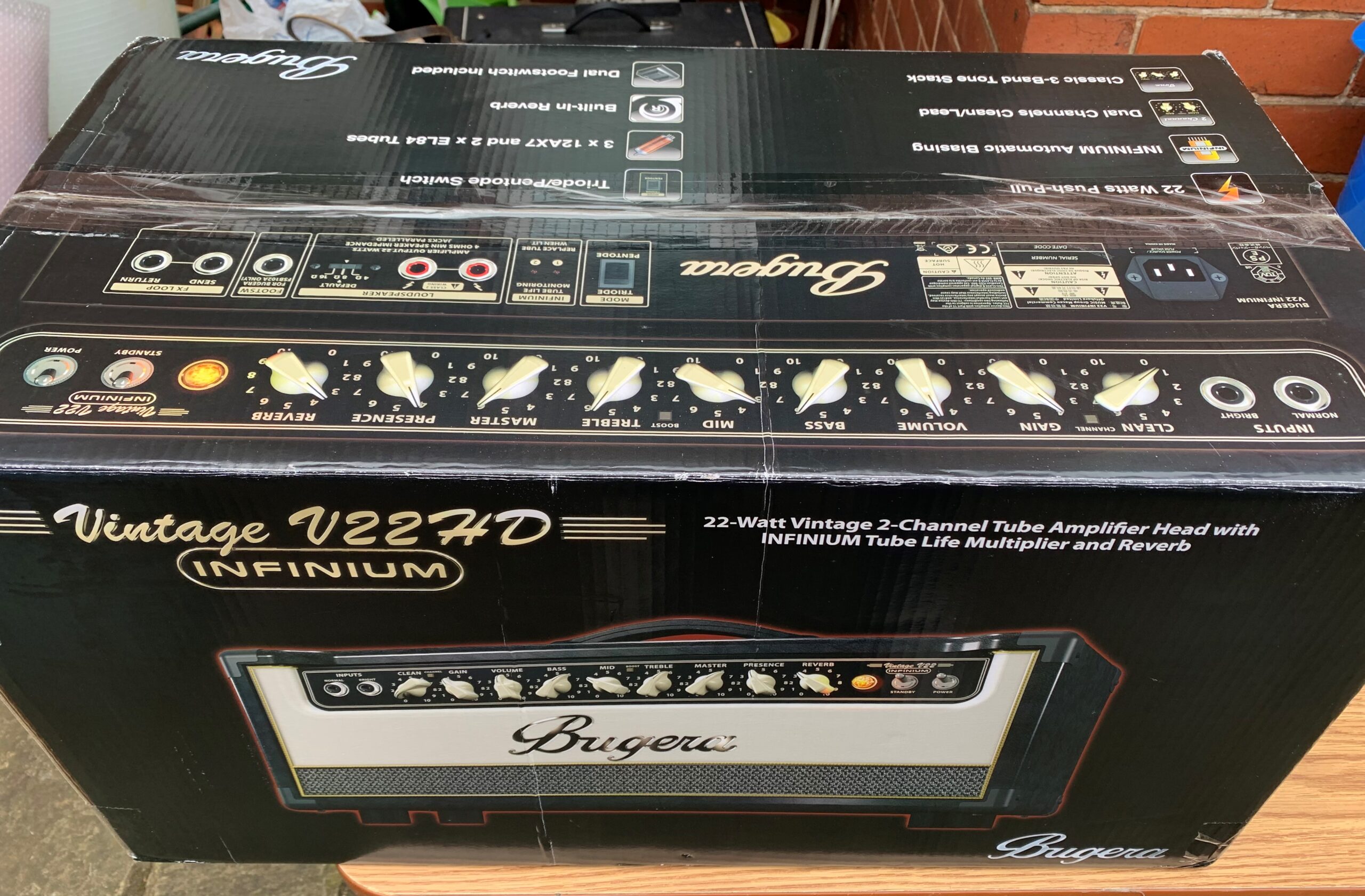 Bugera V22HD Infinium 22W Tube Amplifier Head - Rock Stock Stores