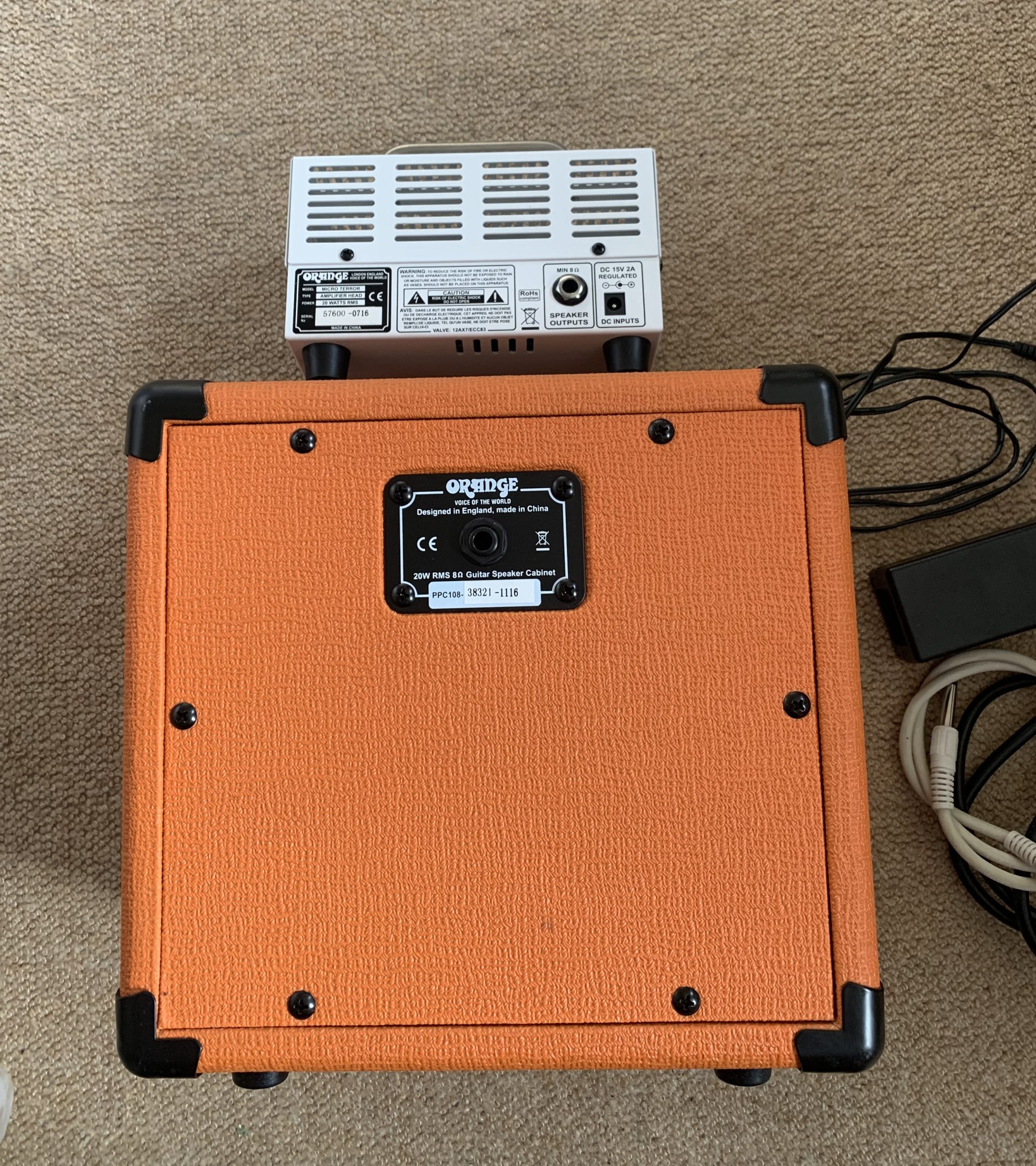 Orange Micro Terror Guitar Amplifier Head and Cabinet - Rock Stock Stores