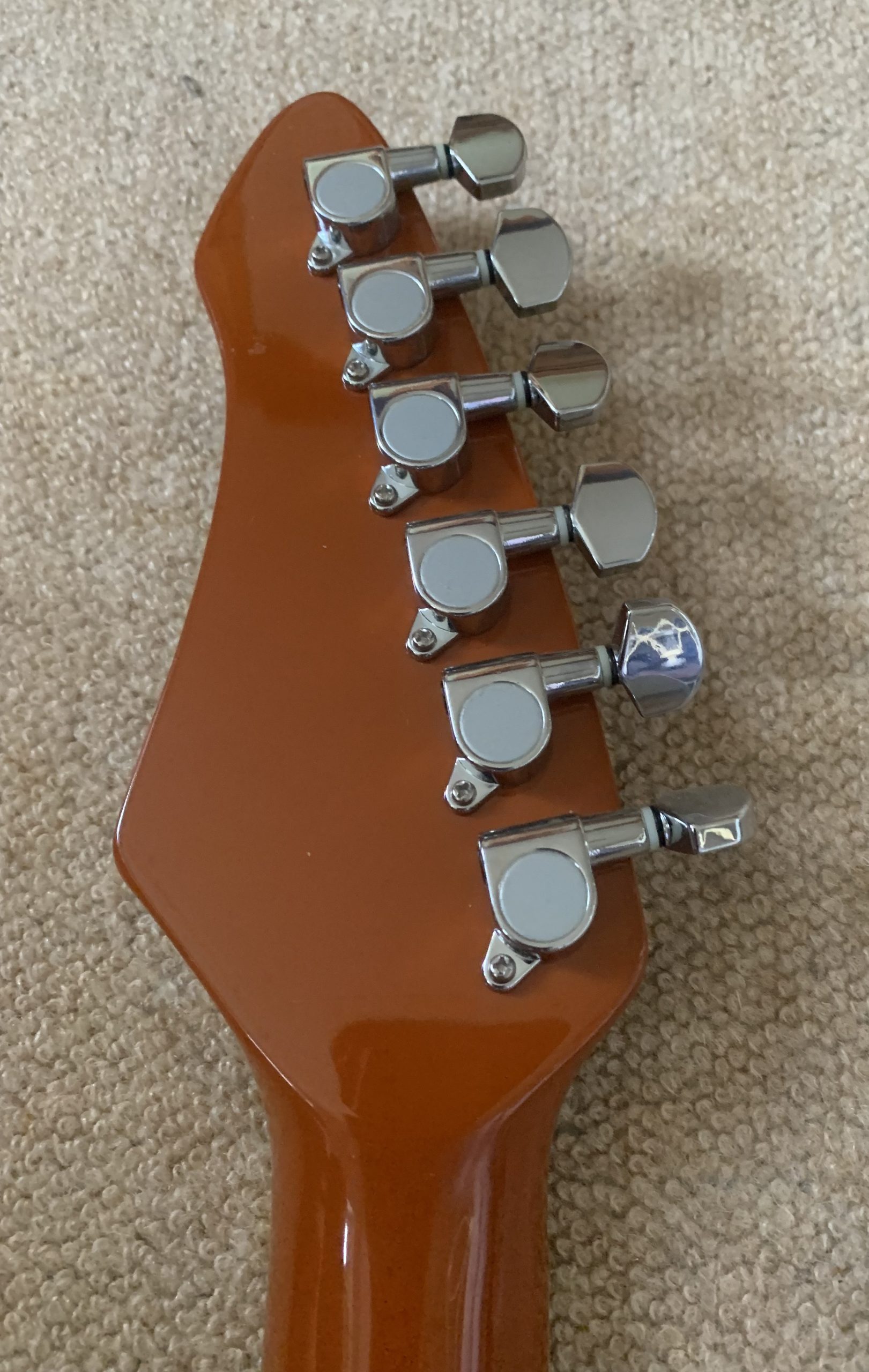Stagg Flying V Electric Guitar G Force (Orange ish) - Rock Stock Stores