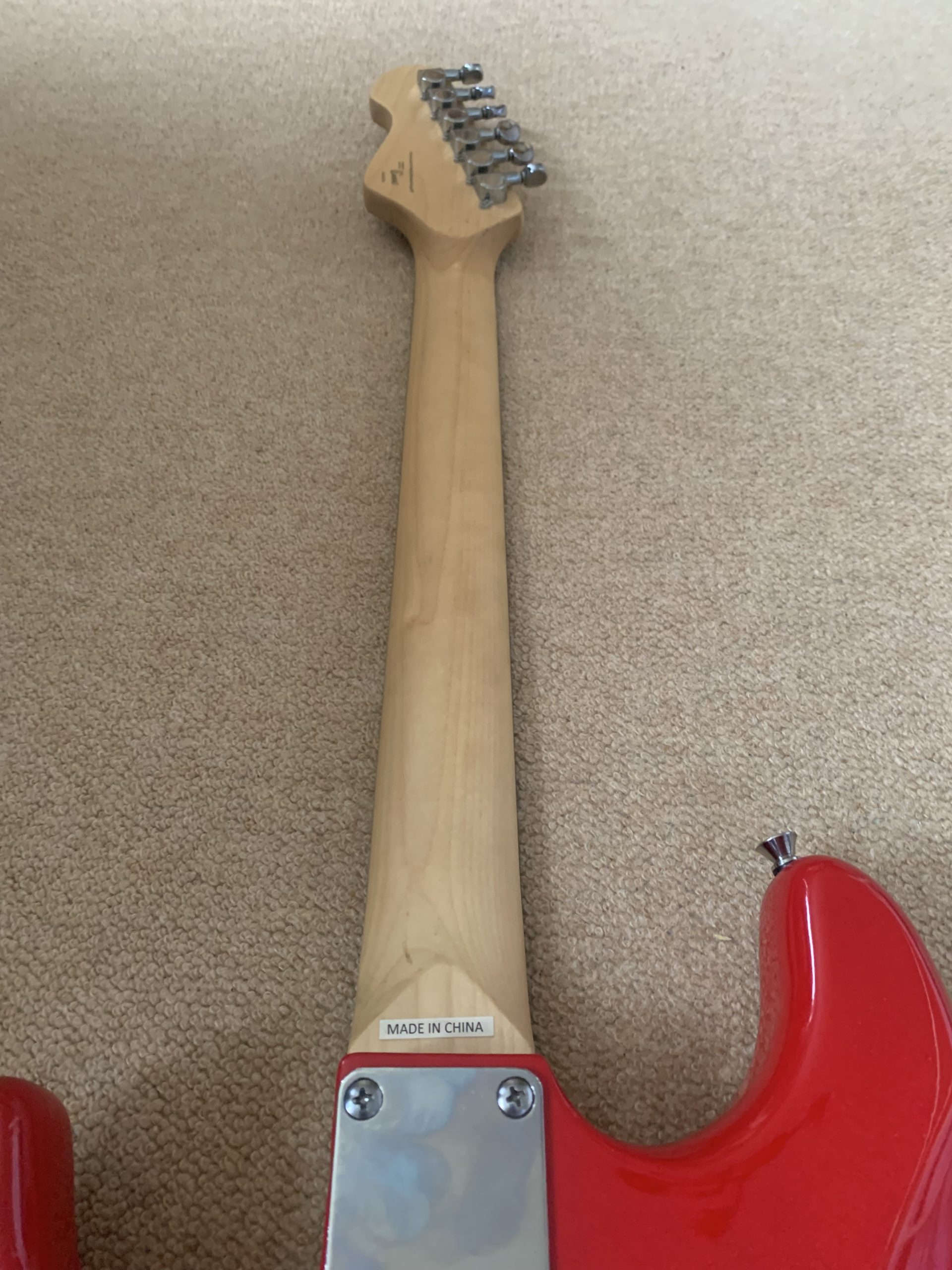 Encore E60 Blaster Electric Guitar, Gloss Red - Rock Stock Stores