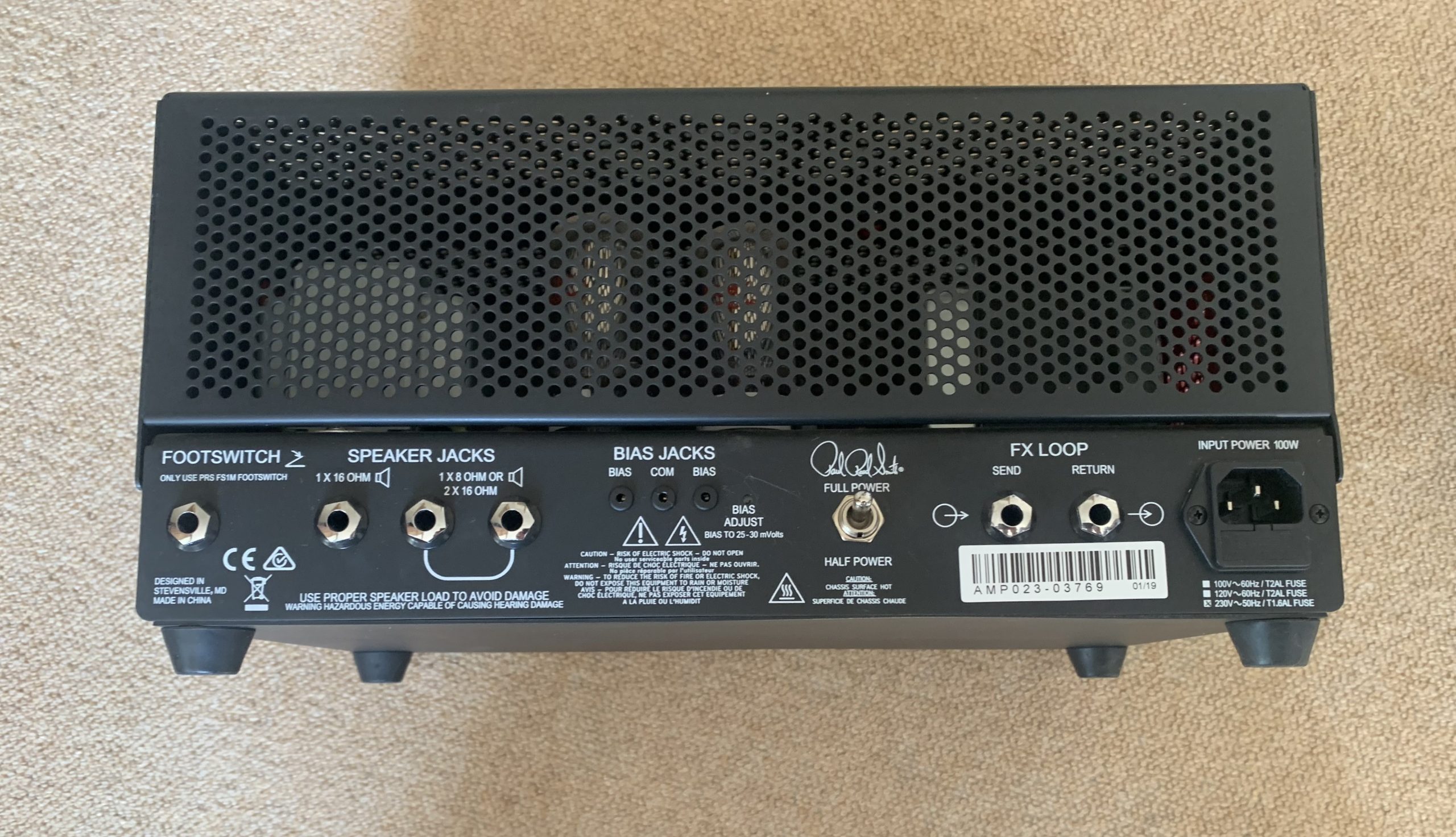 PRS Mark Tremonti MT15 Signature Valve Amp Head - Rock Stock Stores