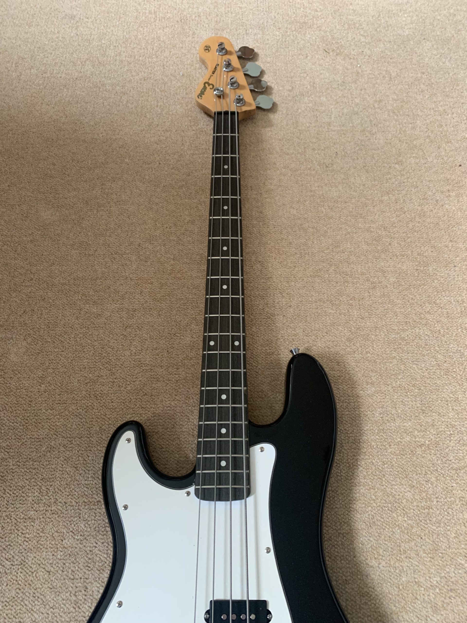 Encore Blaster Series Bass Guitar - Left Handed, Black - Rock Stock Stores