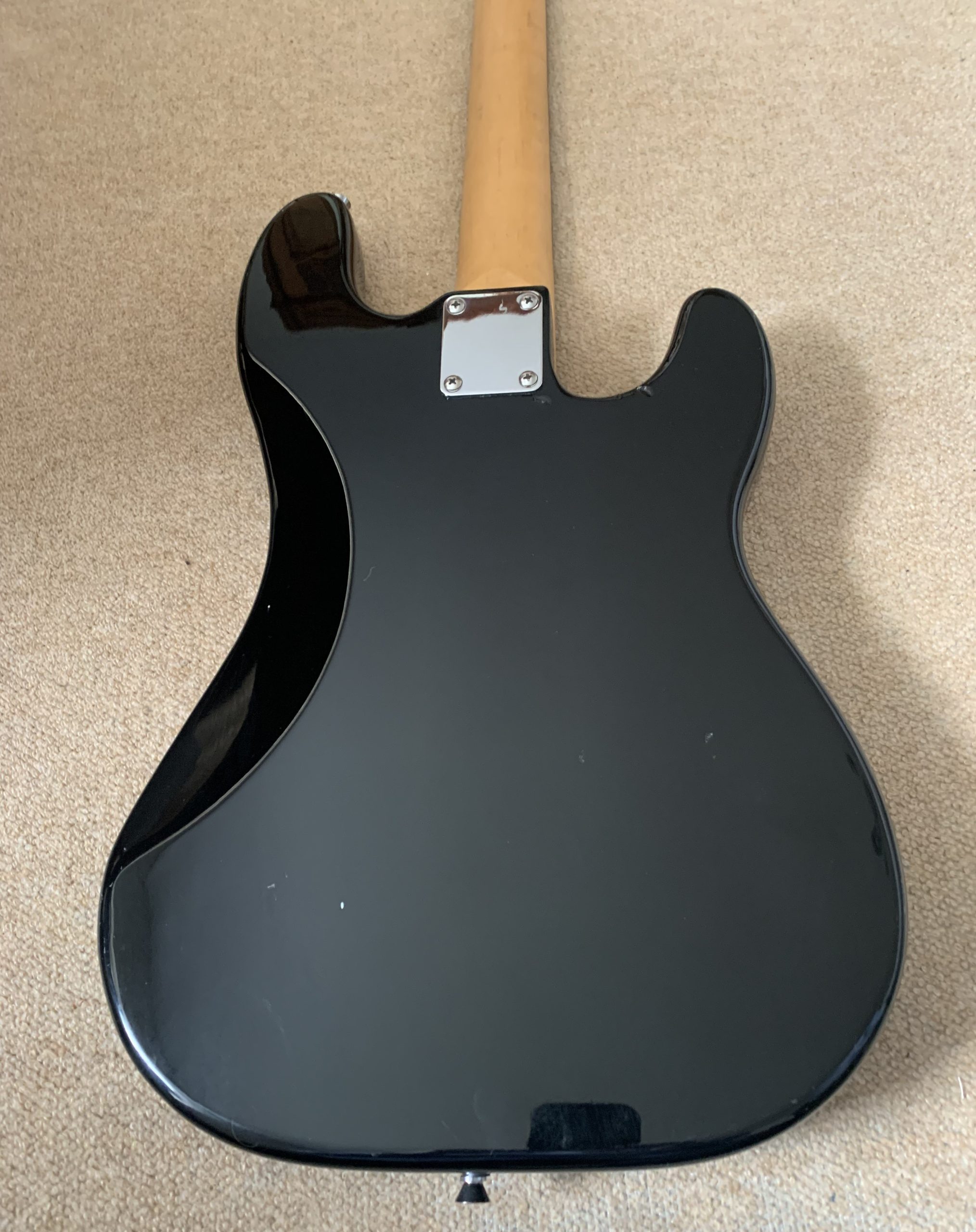 Encore Blaster Series Bass Guitar - Left Handed, Black - Rock Stock Stores