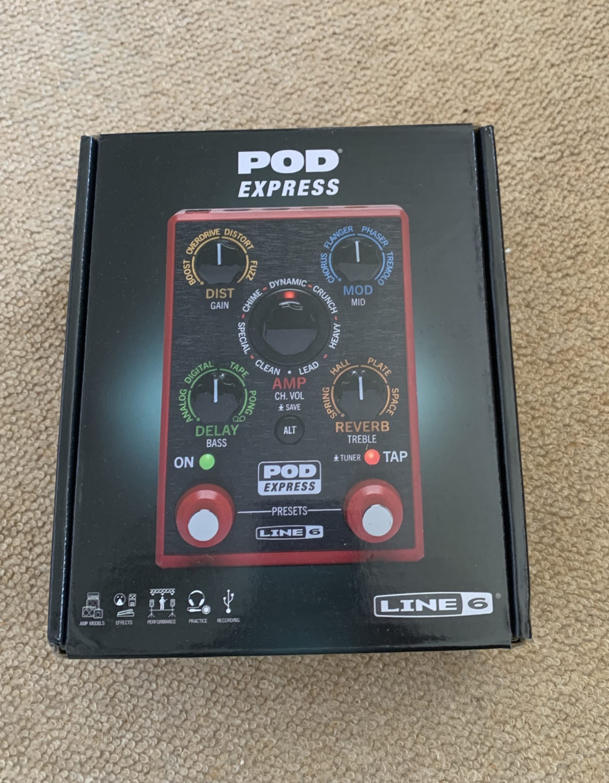 Line 6 Pod Express Guitar Amp and Effect Processor - Rock Stock Stores