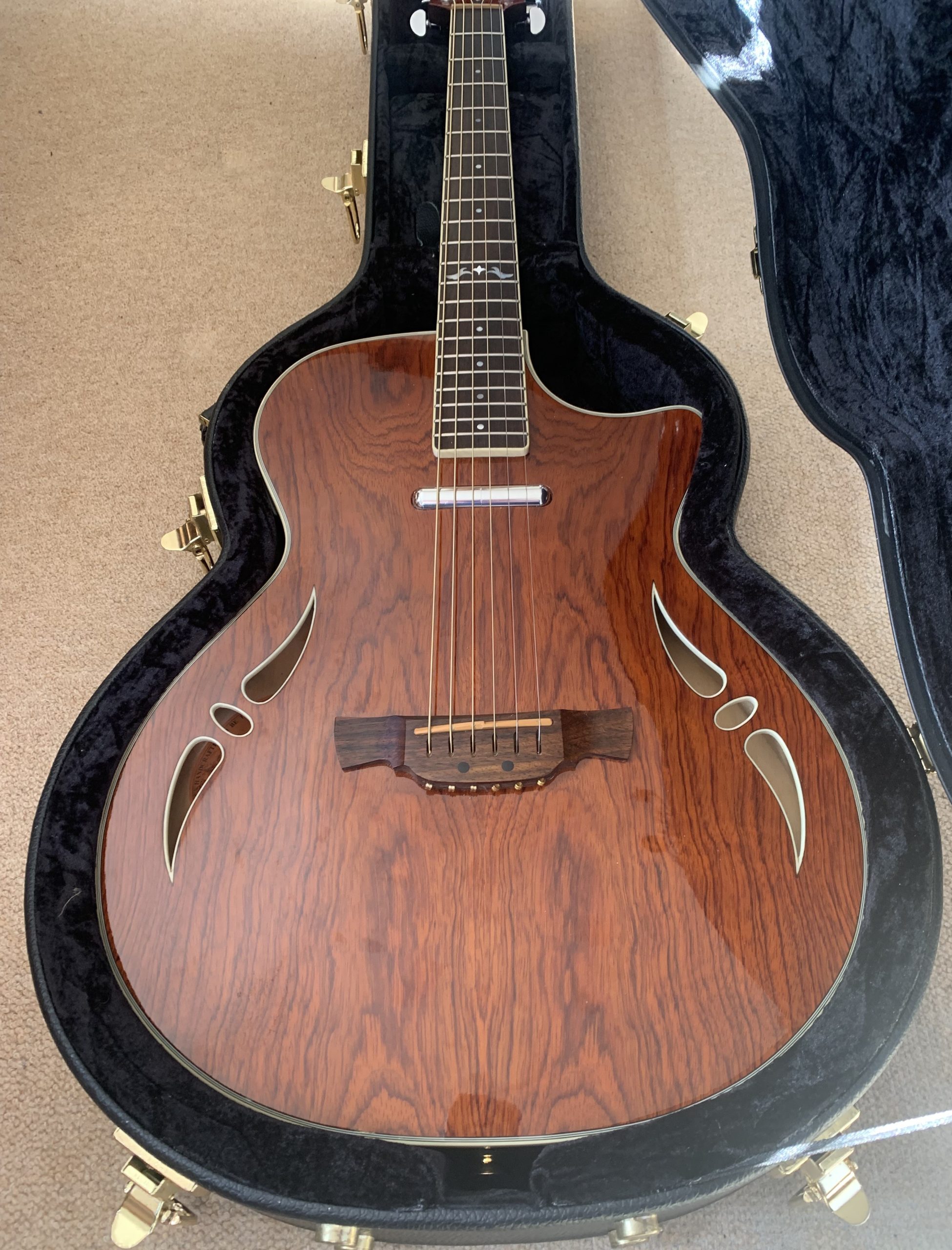 CRAFTER SA-BUB SLIM ARCHTOP ELECTRIC / ACOUSTIC HYBRID GUITAR with ...