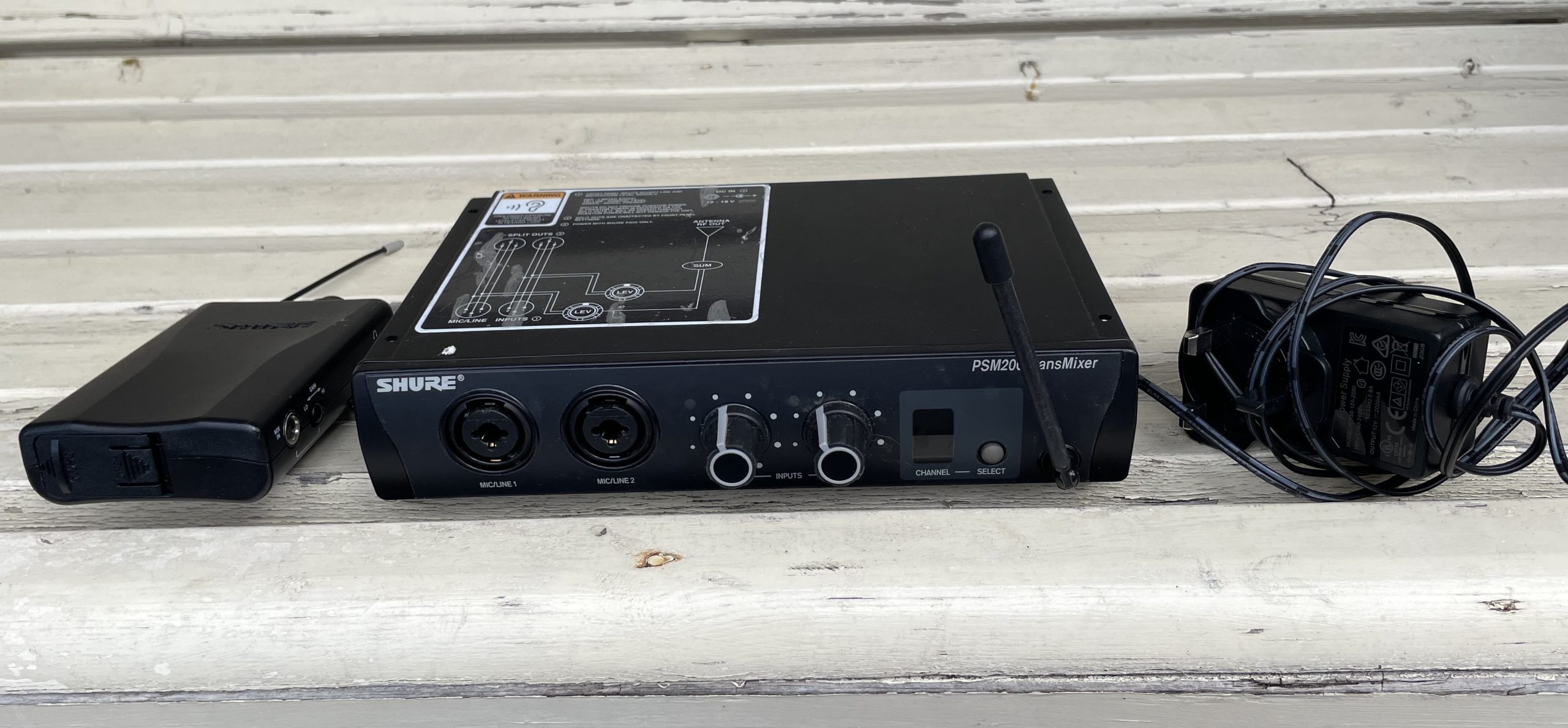 Shure PSM200 Wireless In-Ear Monitor System – P2R S5 Bodypack Receiver ...